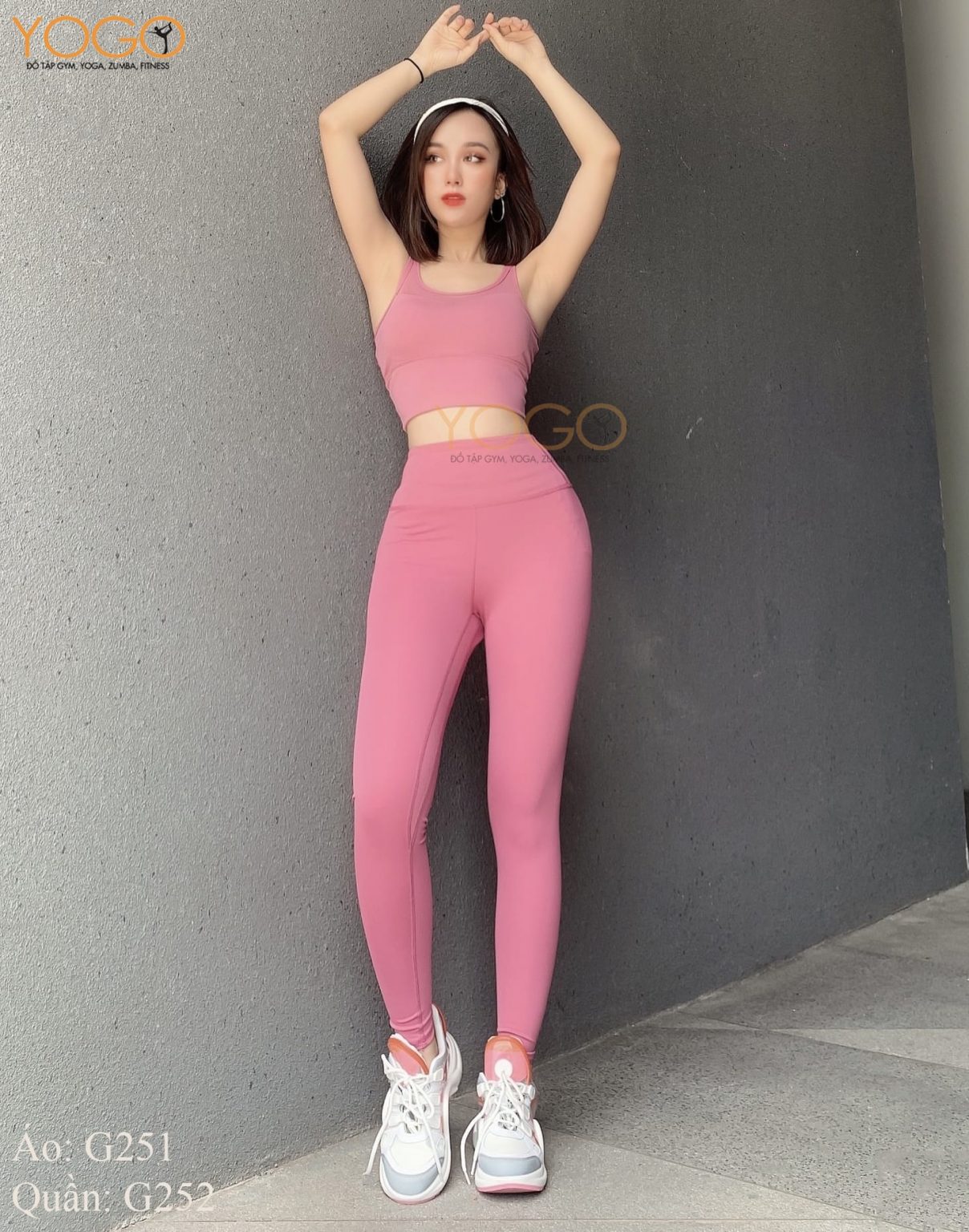 Quần tập gym nữ G252 - YOGO - Đồ tập Gym, Yoga, Zumba, Fitness